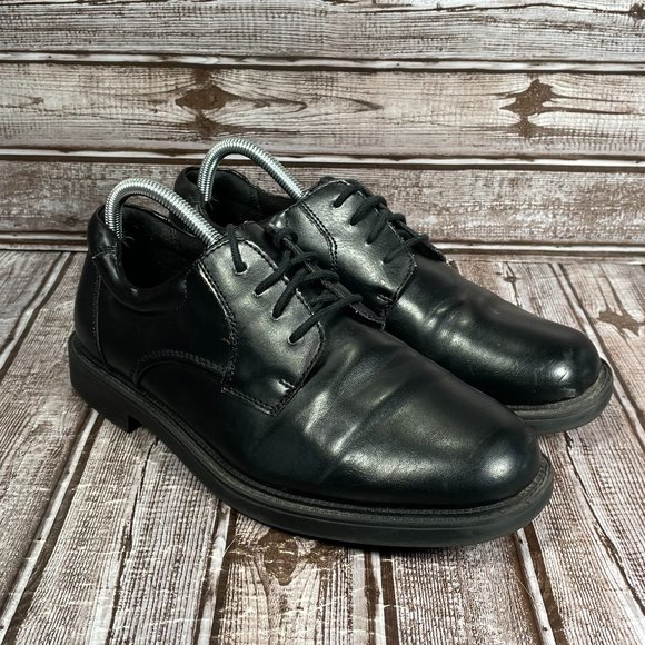 George | Shoes | George Mens 8 Comfort Start Black Lace Up Oxford Faux ...